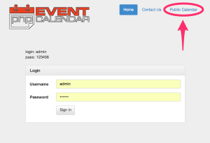 Documentation | PHP Event Calendar